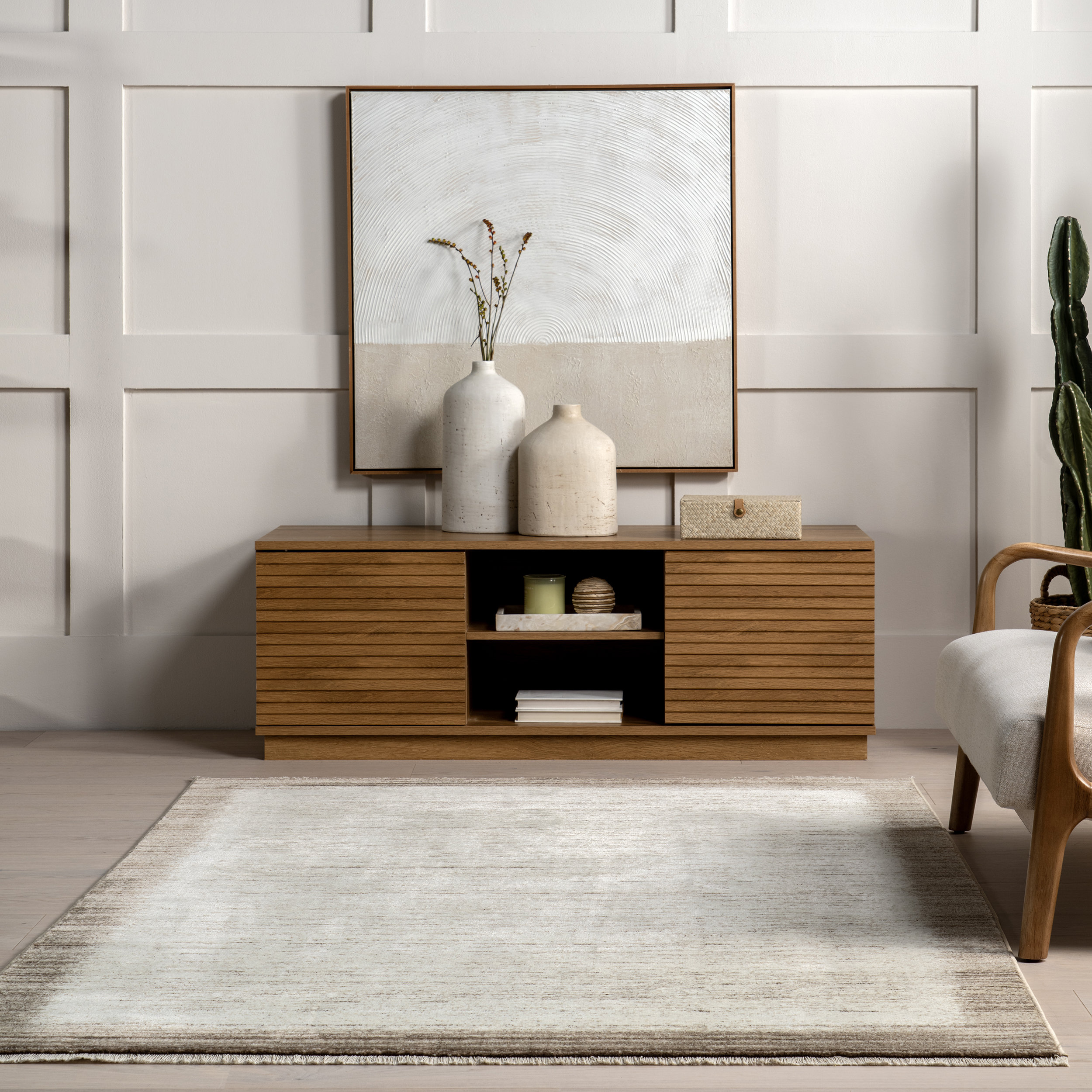 Union Rustic Kelden Casual Bordered Fringe Area Rug - Wayfair Canada