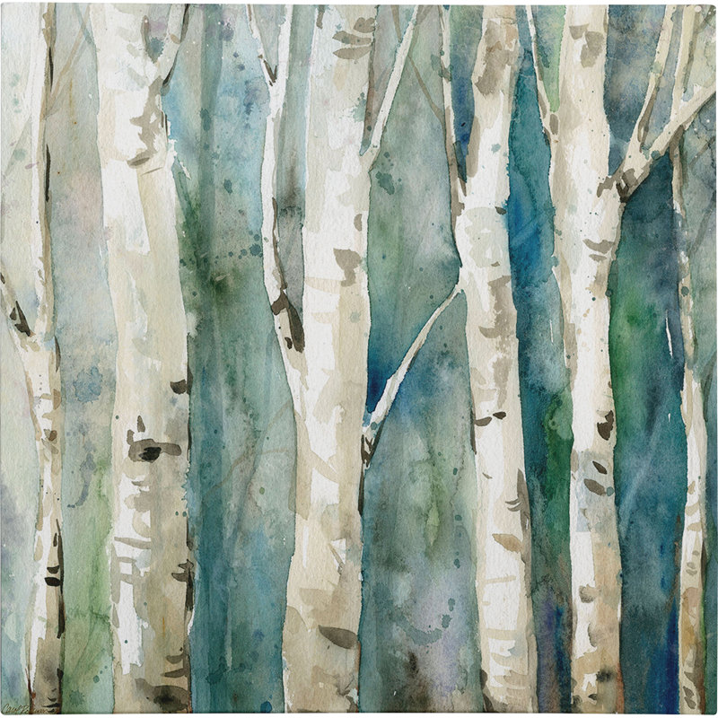 Lark Manor™ Arjwan 'River Birch II' by Carol Robinson - Wrapped Canvas ...