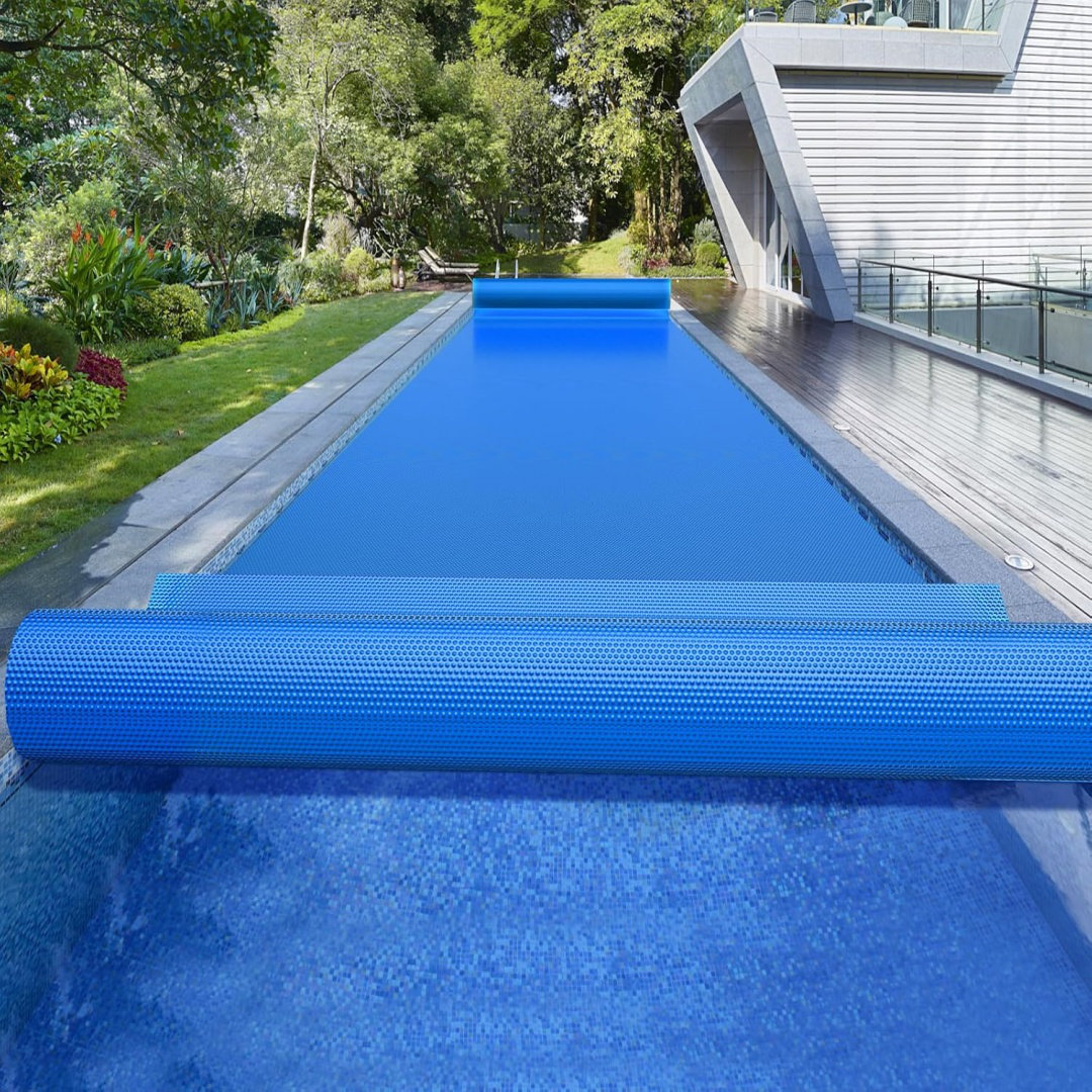 DESIGN SHOP BY SHELL Couverture solaire pour piscine, 12mil 12x24 pieds ...