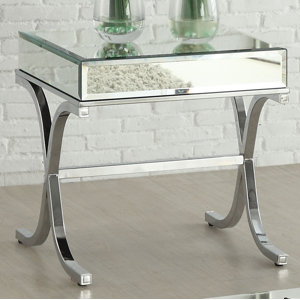 Chrome End & Side Tables You'll Love | Wayfair