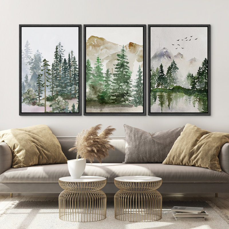IDEA4WALL Woodland Forest Landscape Green Forest Nature Landscape ...