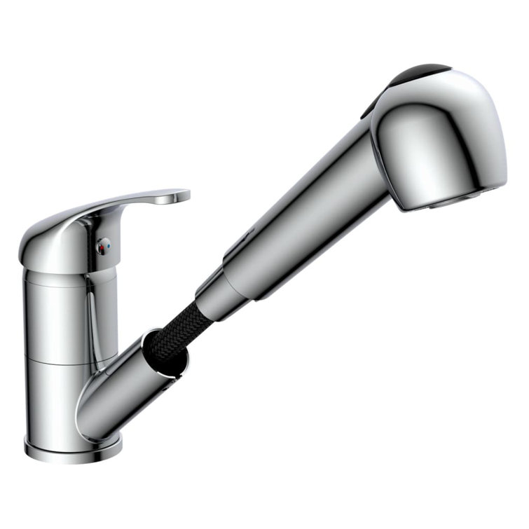 Belfry Kitchen Danby Pull Out Single Lever Monobloc Tap | Wayfair.co.uk