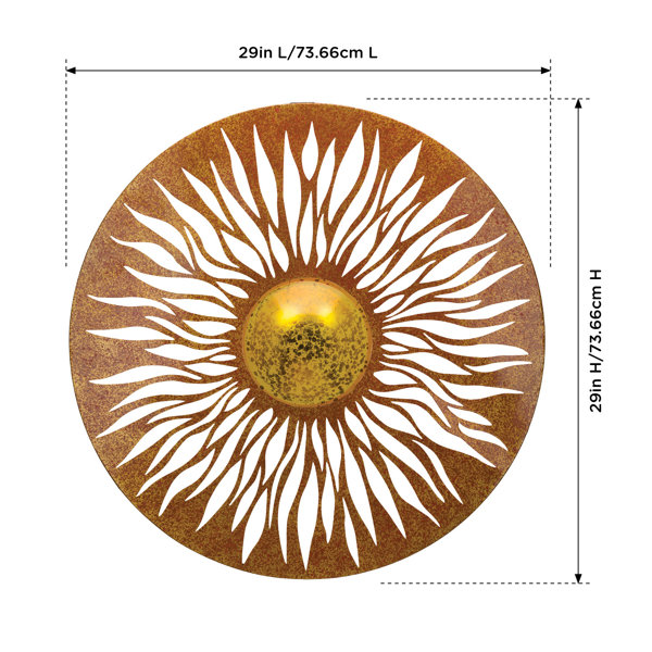 Regal Art & Gift Sun Solar Wall Decor & Reviews | Wayfair