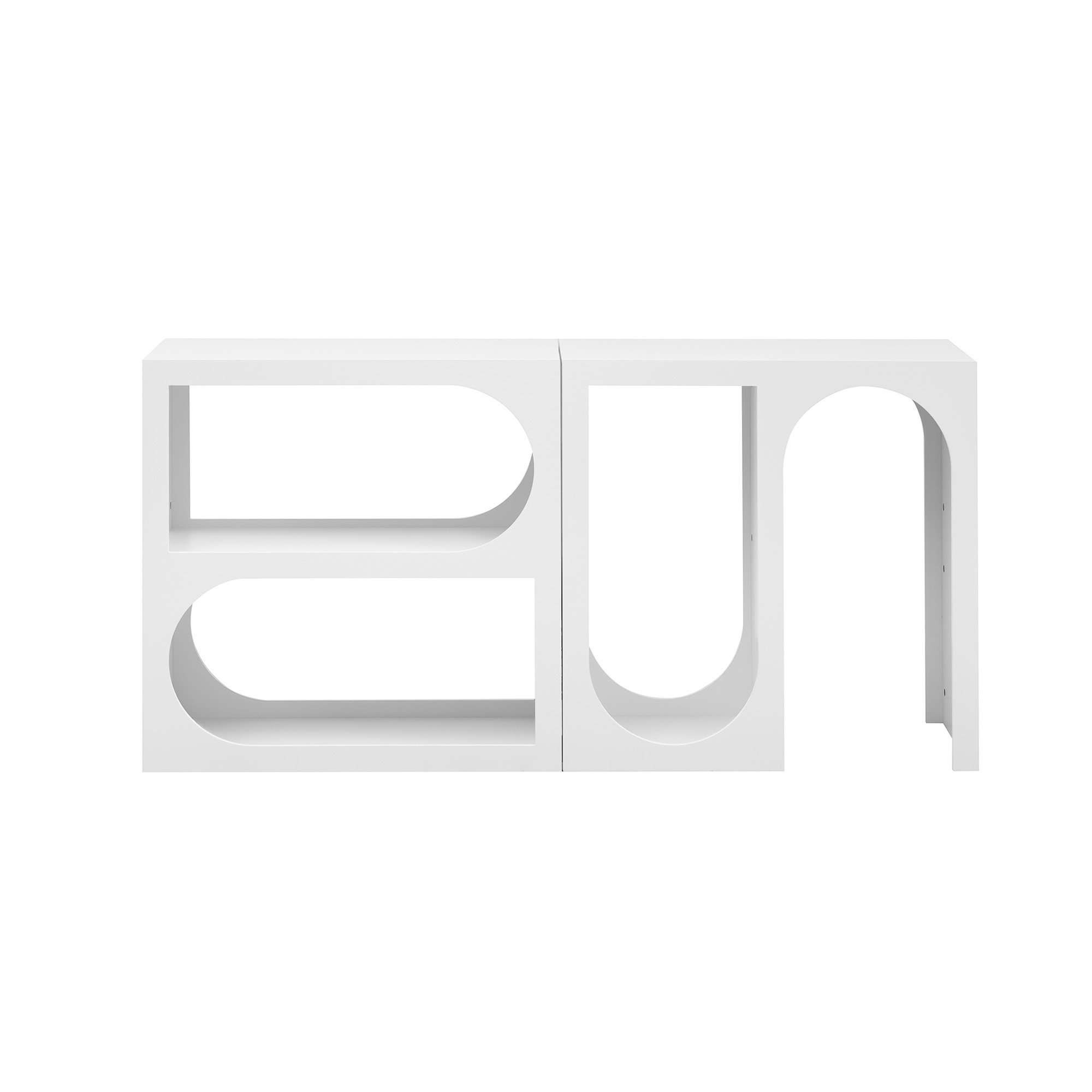 Orren Ellis Versatile Modular Entryway Console Table With Customizable ...