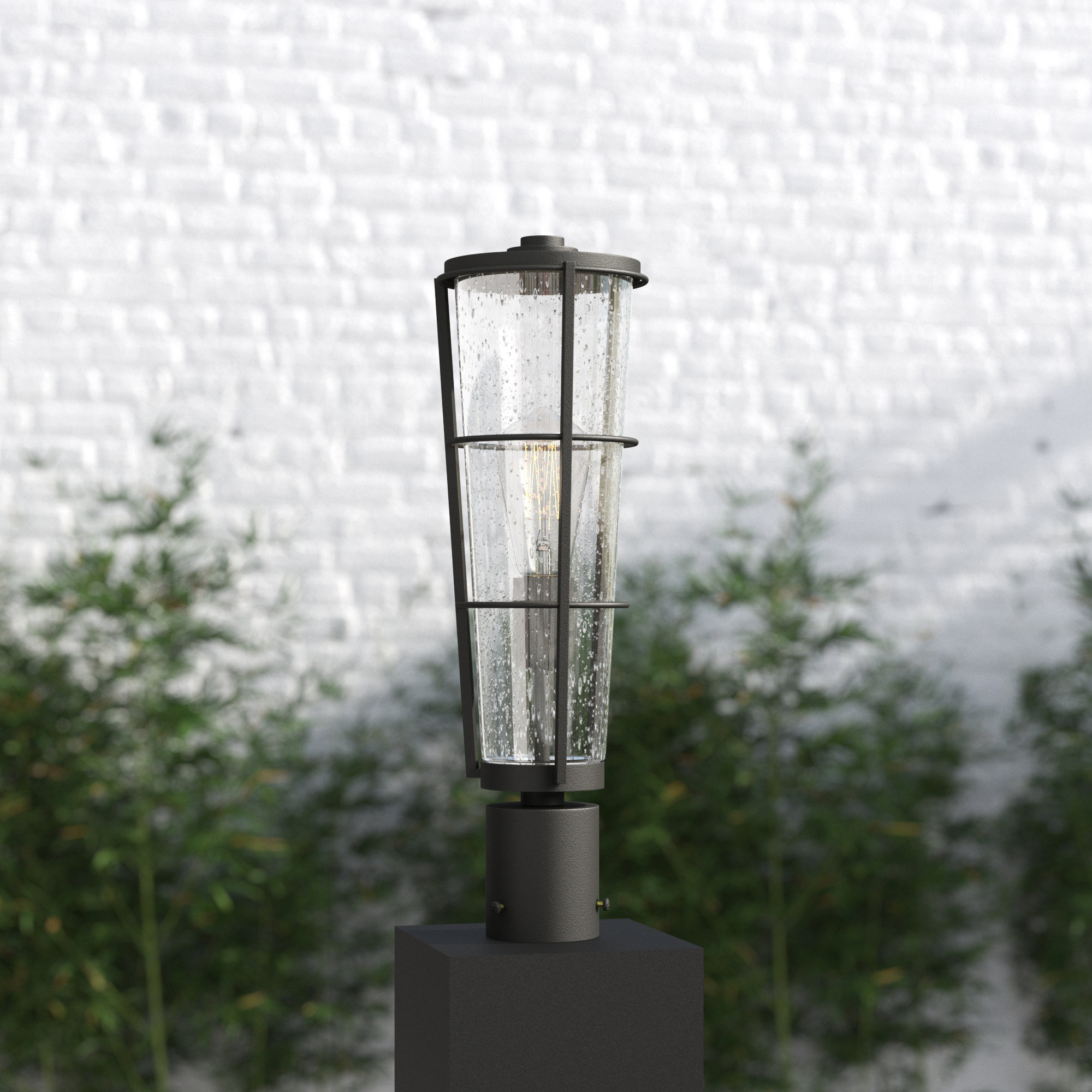 Steelside™ Charli Black 1 -Light Hardwired Lantern Head - Wayfair Canada