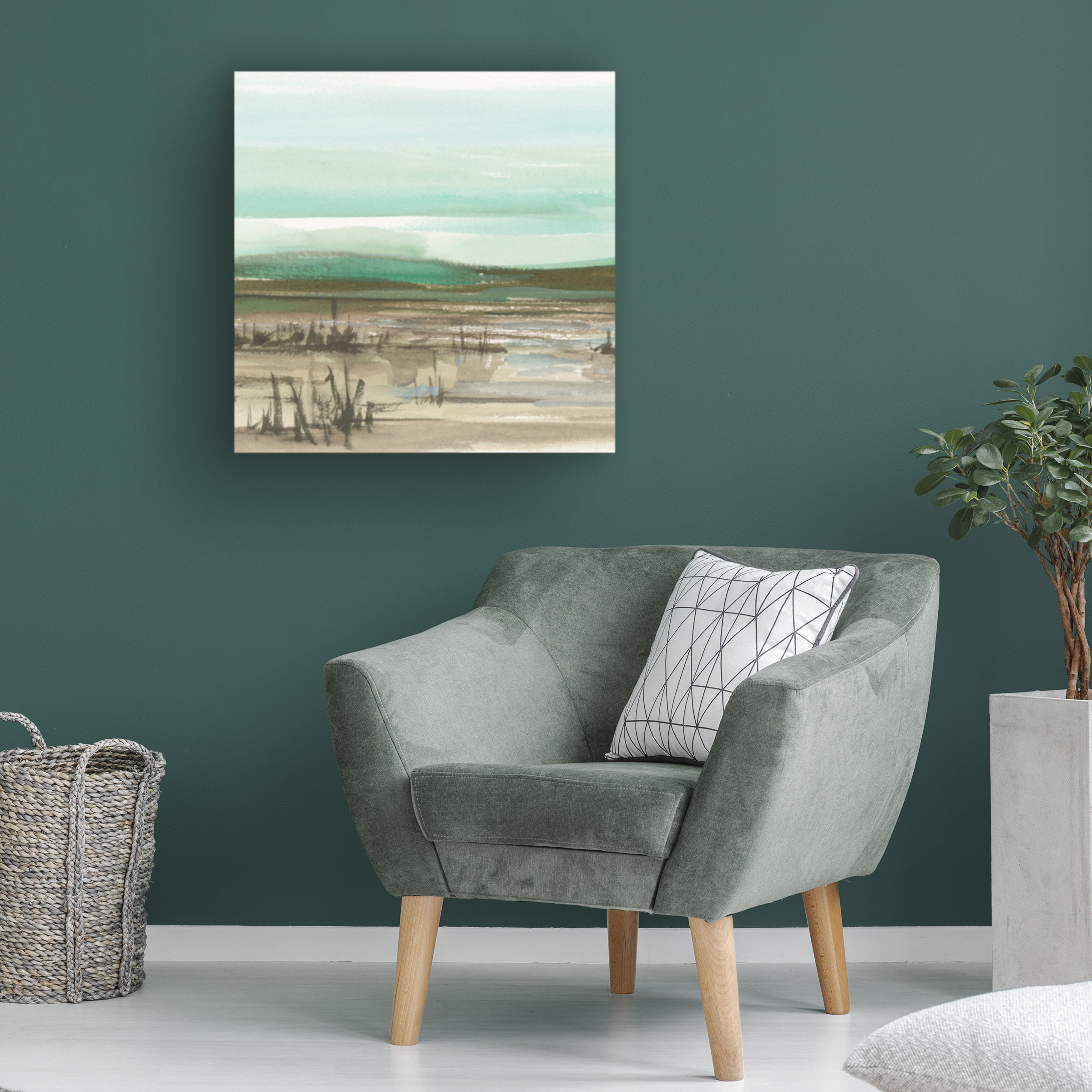 Trademark Fine Art Modern & Contemporary " Sparkling Marsh II " on ...