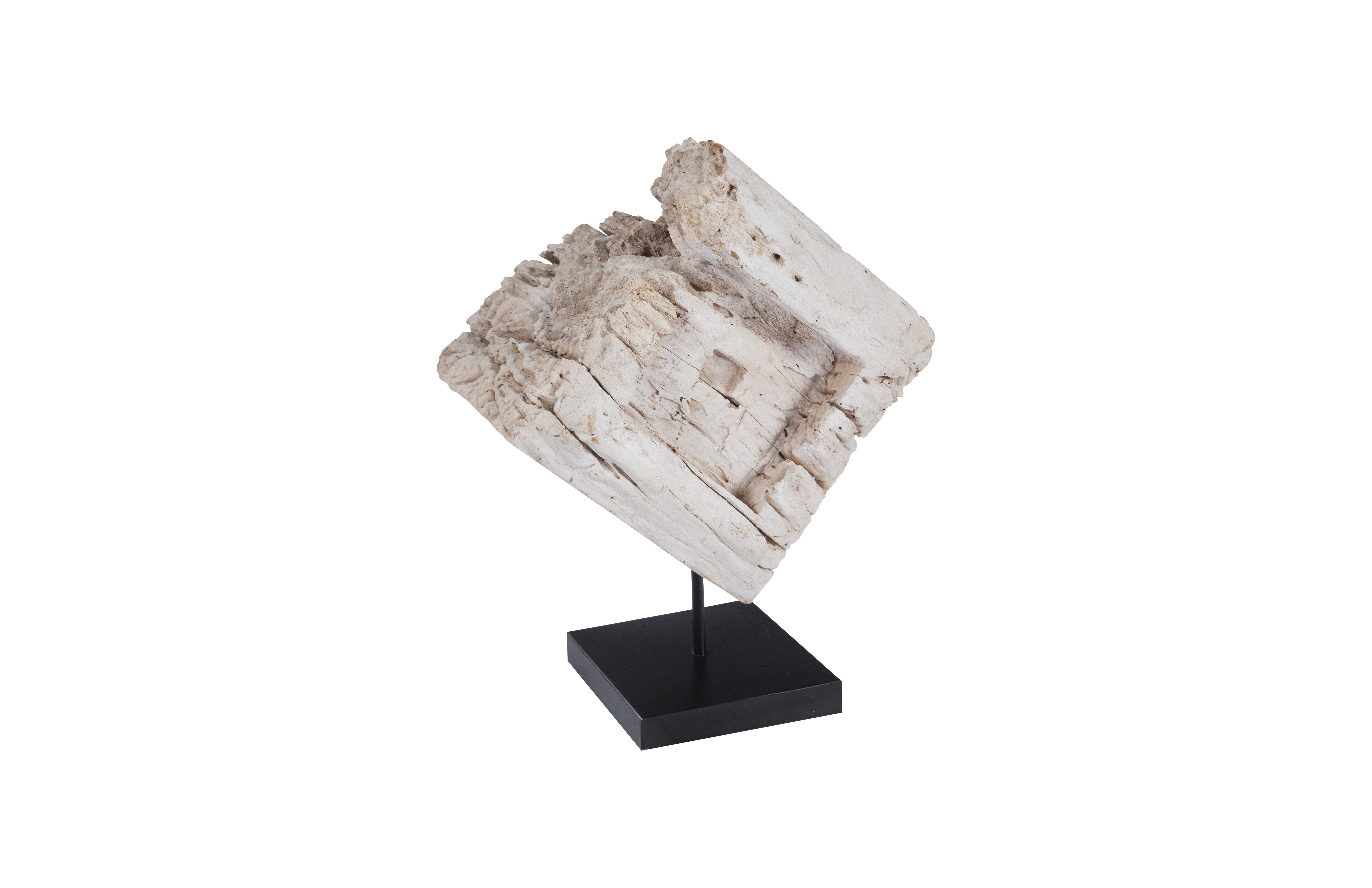 Phillips Collection Eroded Wood Block on Stand | Perigold