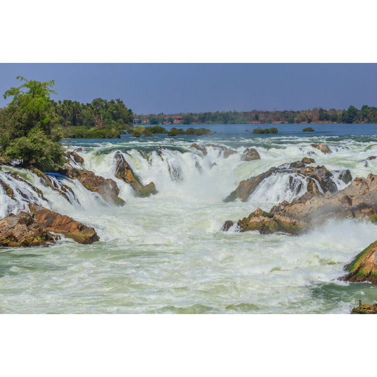 Highland Dunes Khone Phapheng Falls On Canvas by Avigatorphotographer ...