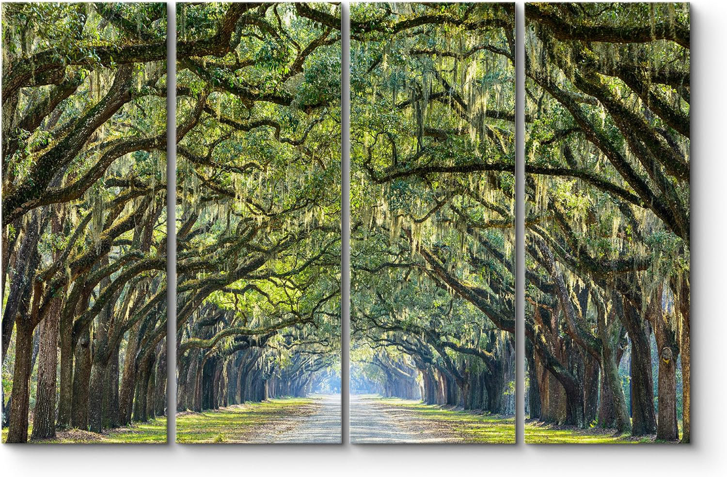 IDEA4WALL Nature Landscape Plantation Trees Forest Landscape On Canvas ...