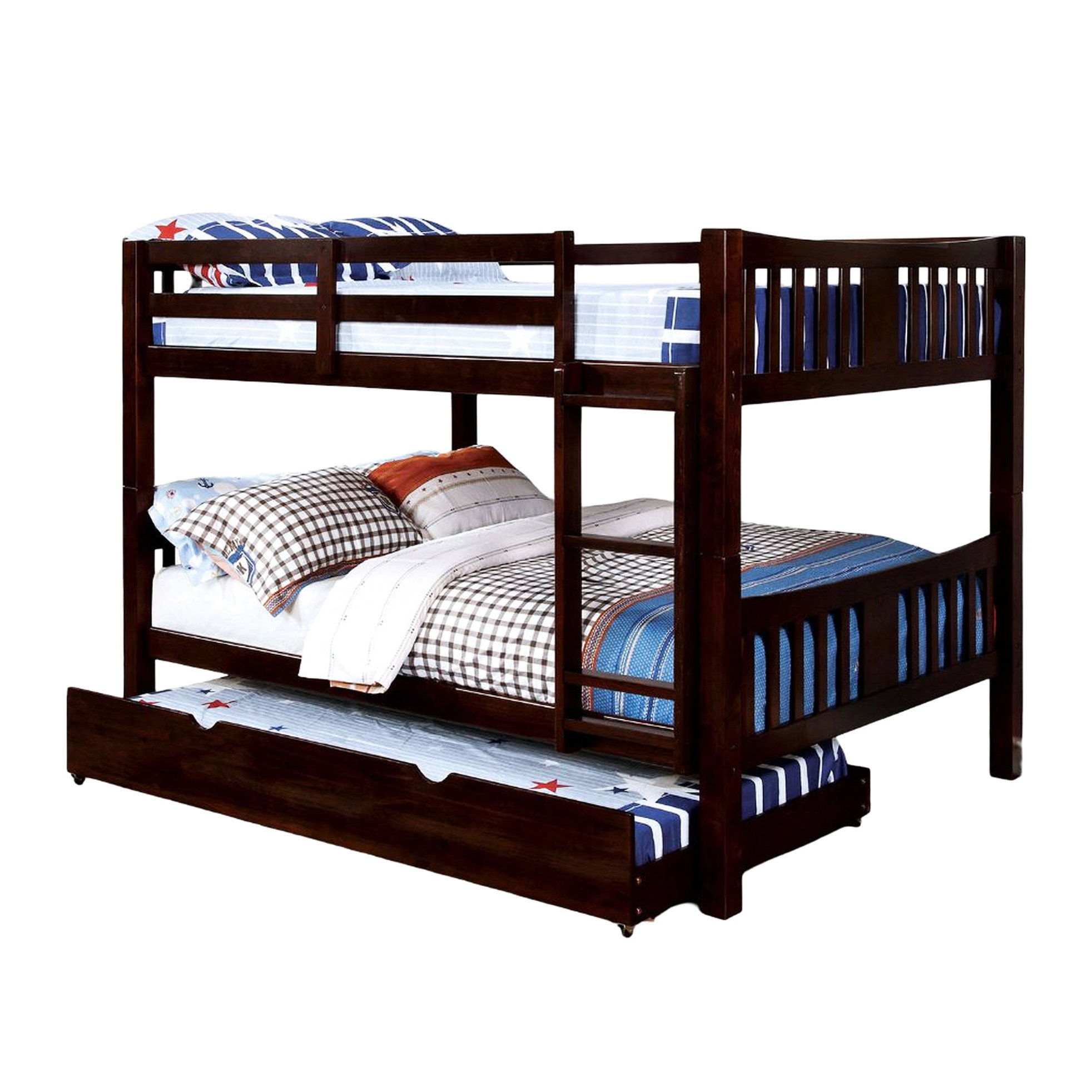 Red Barrel Studio® Transitional Full Over Bunk Bed With Solid Wood ...