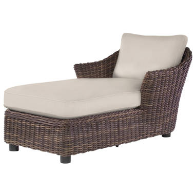 Woodard Outdoor Wicker Chaise Lounge | Wayfair