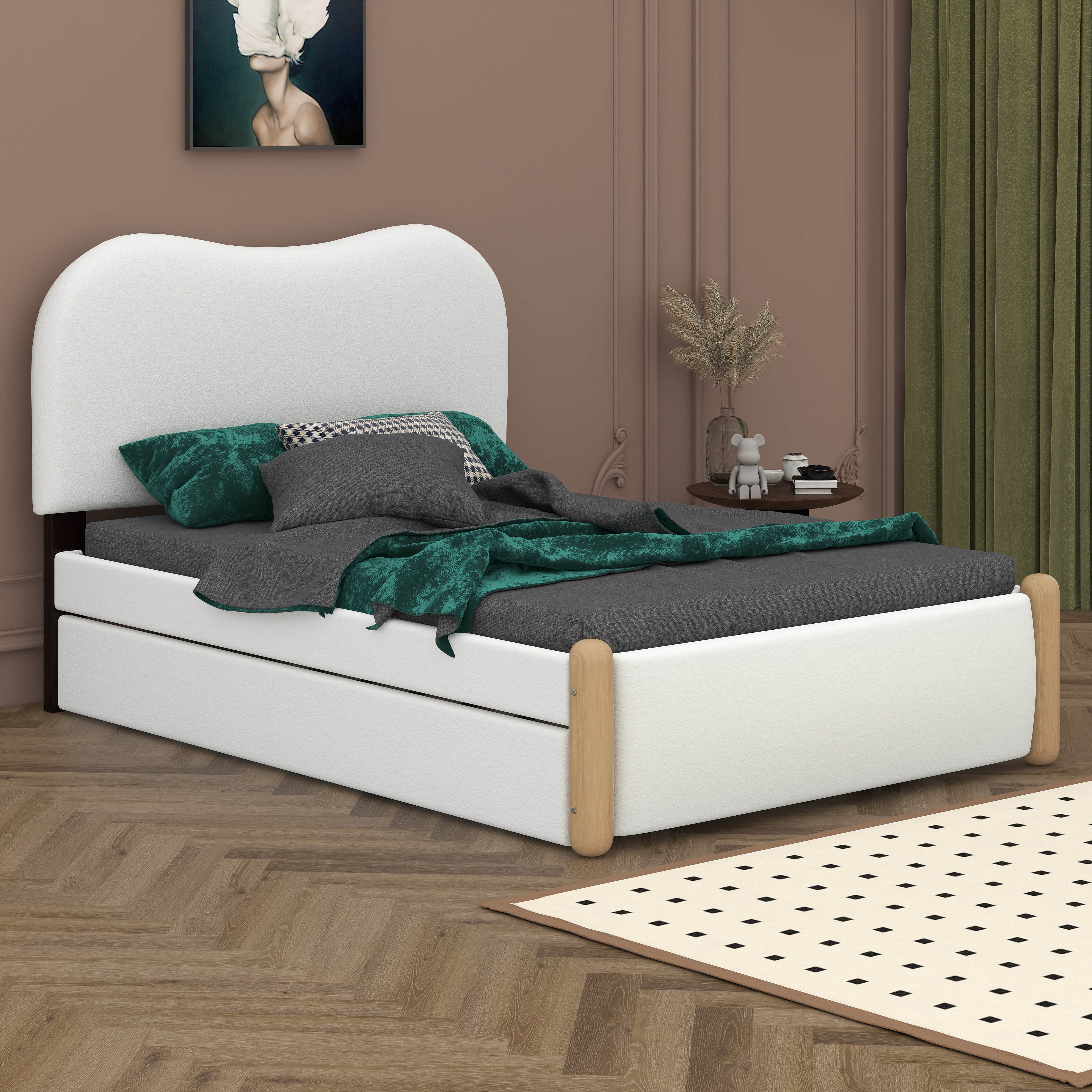 Winston Porter Rielyn Upholstered Panel Bed | Wayfair