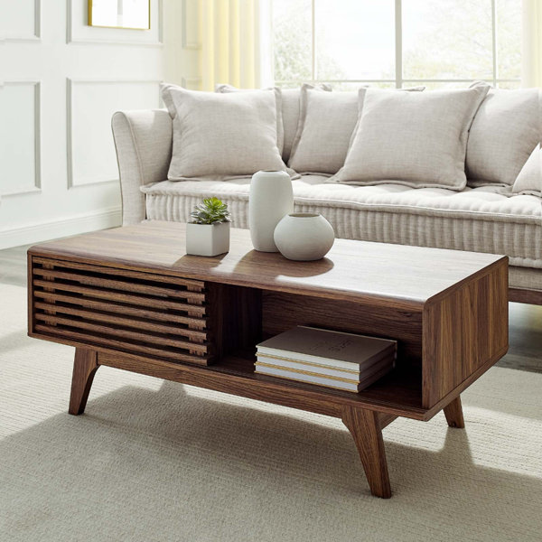 George Oliver Rozzer Coffee Table with Storage & Reviews - Wayfair Canada