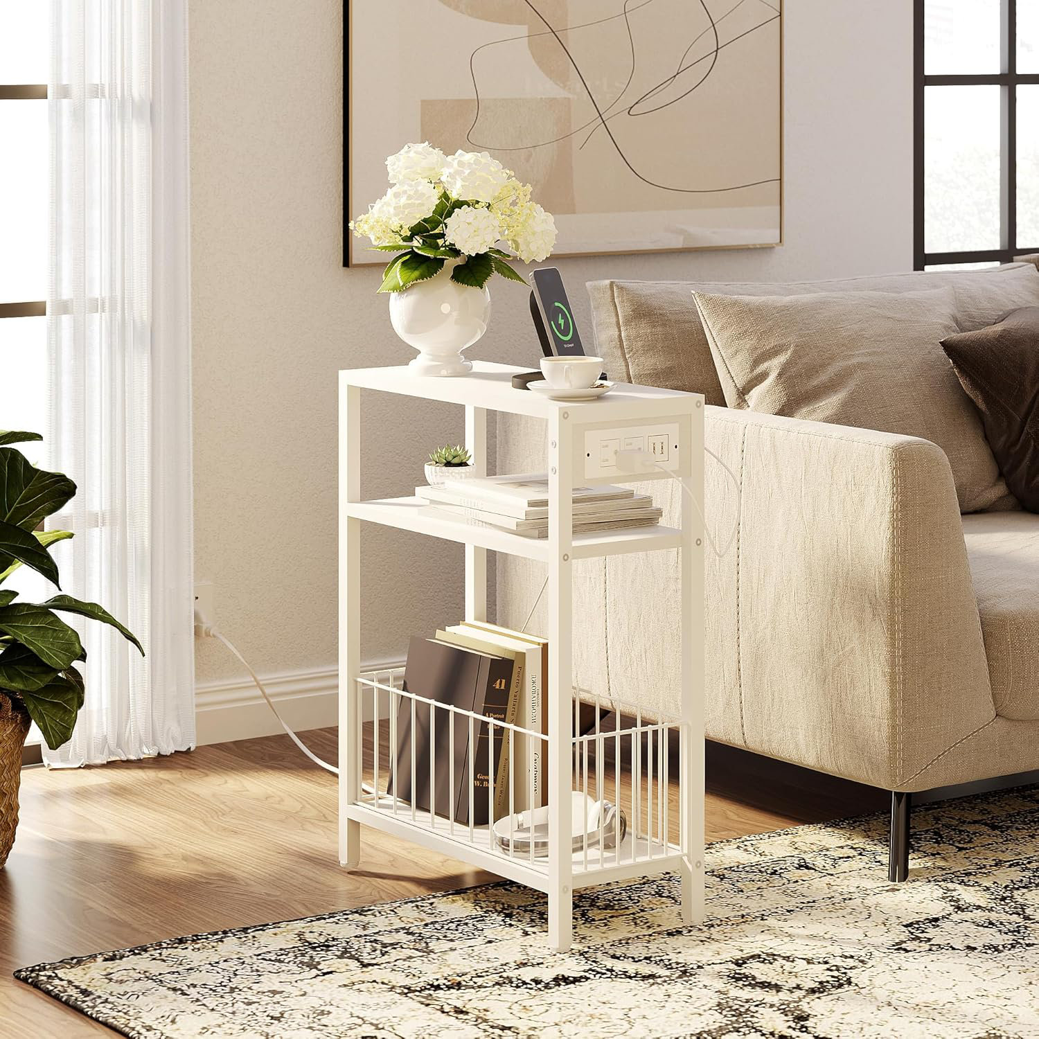 Ebern Designs Small End Table for Small Spaces - Wayfair Canada