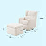 Carter's by DaVinci Adrian Swivel Glider and Ottoman & Reviews | Wayfair