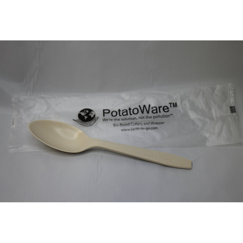 Earth-To-Go PotatoWare™ Individually Wrapped Spoon | Wayfair