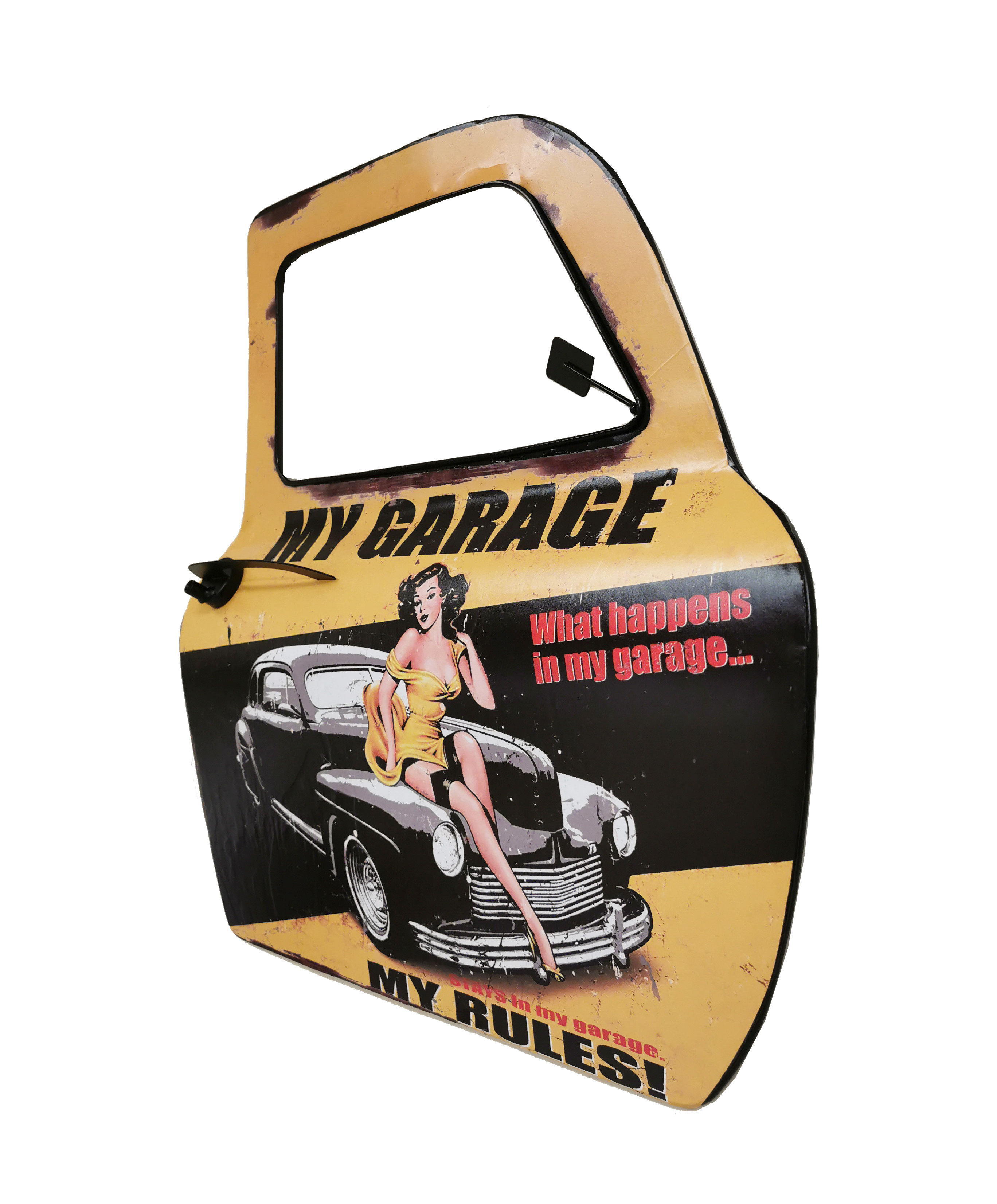 Trinx "My Garage My Rules" Car Door Sign - Wayfair Canada