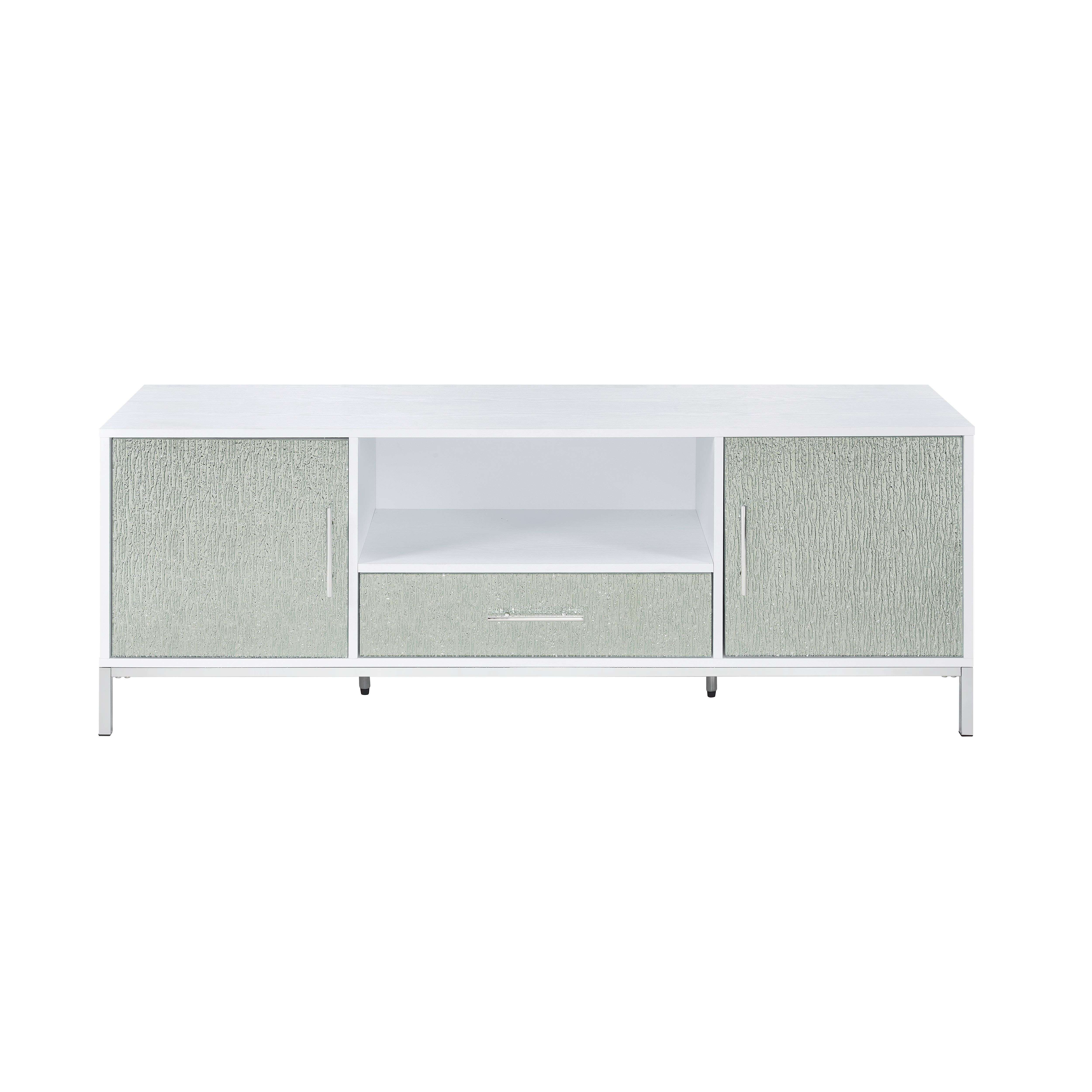 Orren Ellis Mirage - TV Cabinet - White On-Site | Wayfair