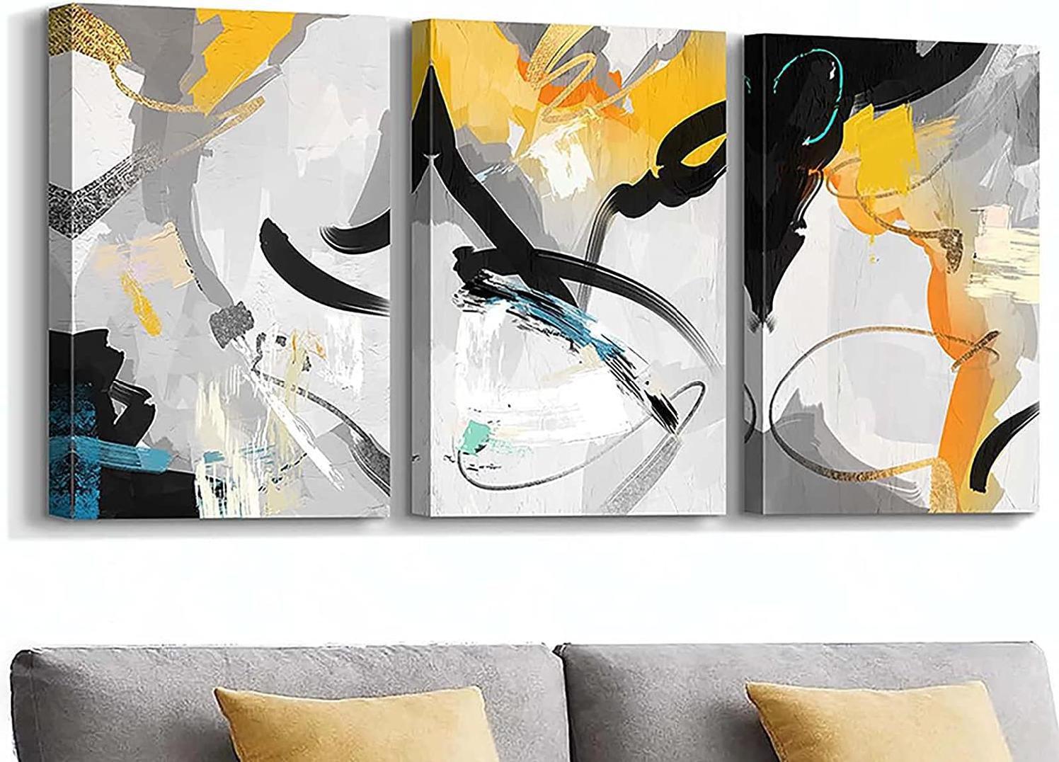 Brayden Studio® Modern Abstract Wall Decor on Canvas | Wayfair