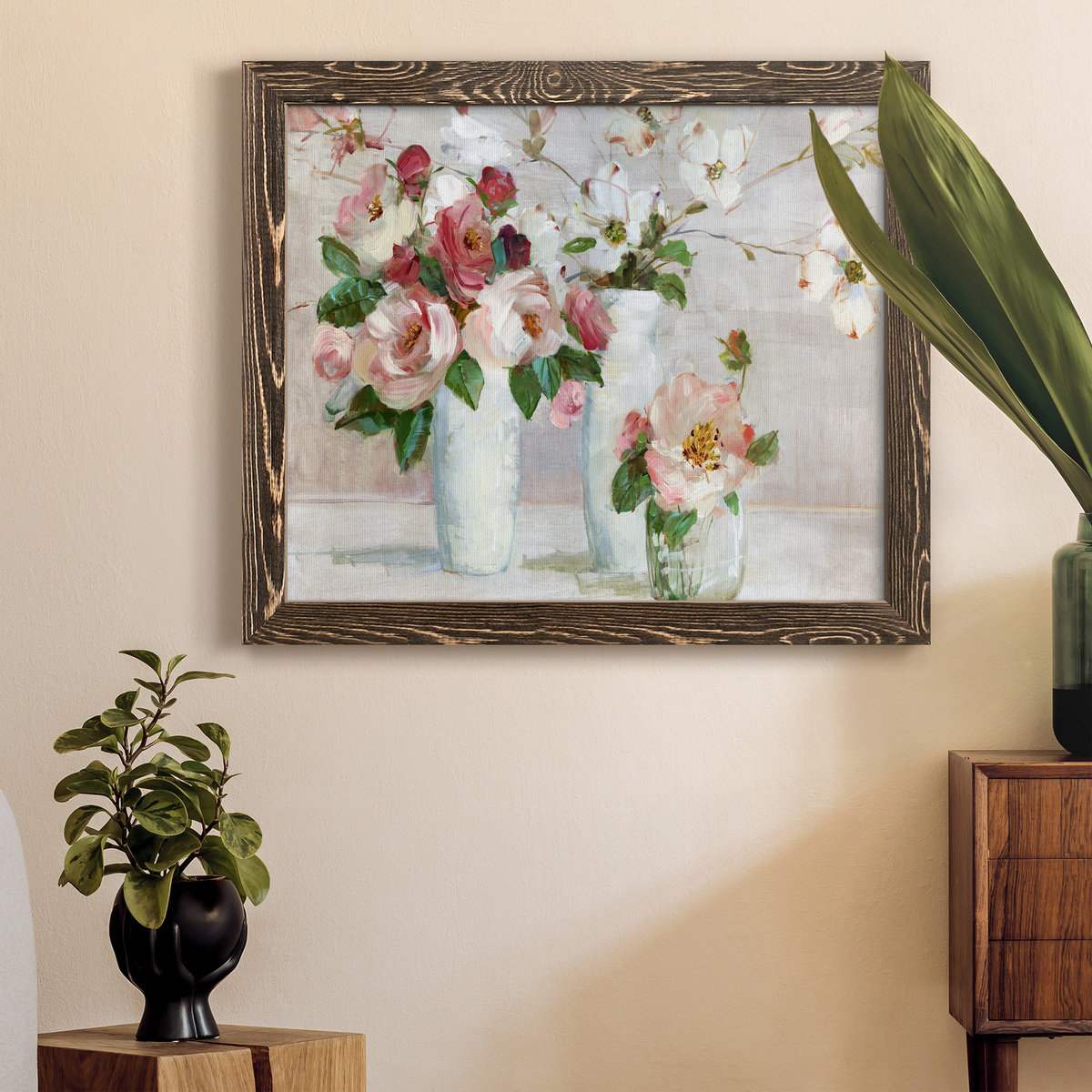 Winston Porter Shades Of Blush - Picture Frame on Canvas - Wayfair Canada