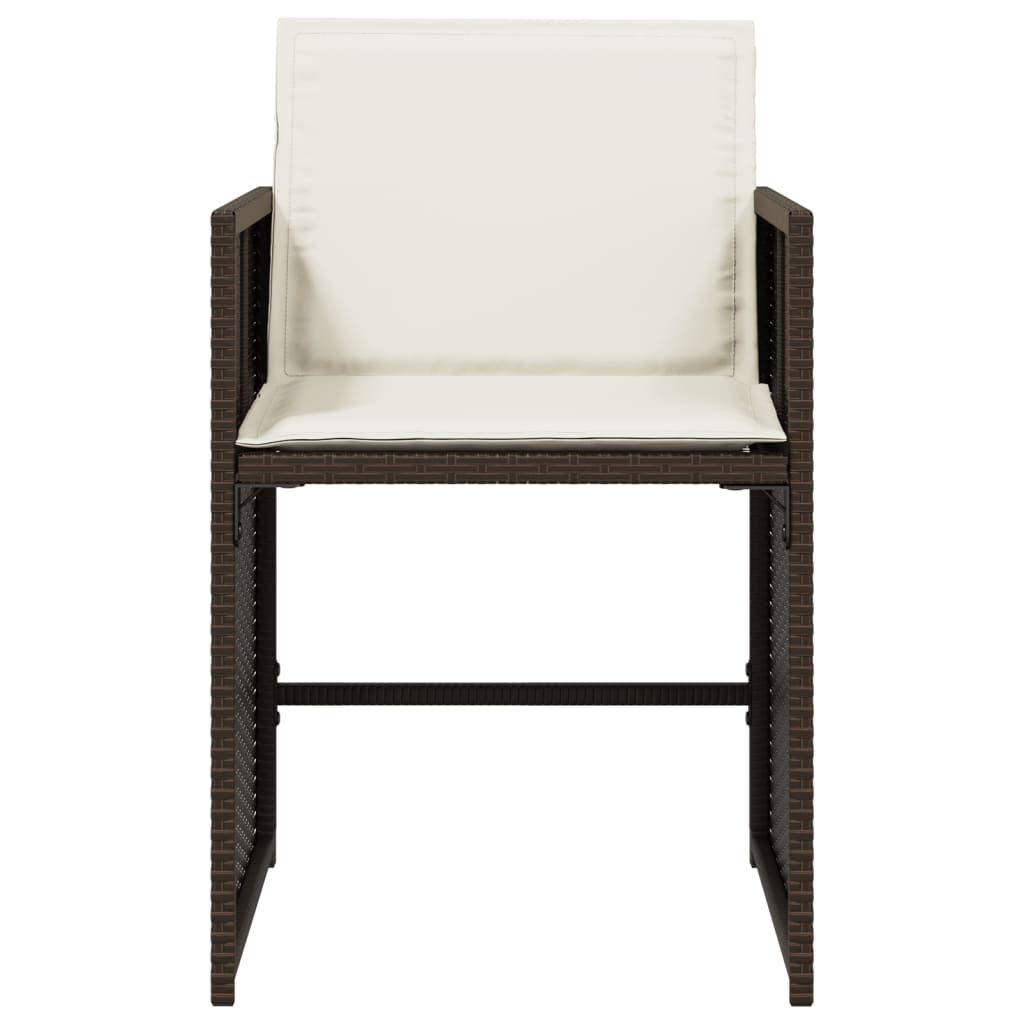 Dovecove Patio Chair Brown, Cream White | Wayfair