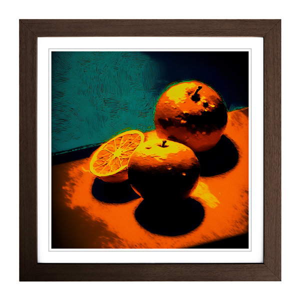 Brambly Cottage Orange Fruit Post-Impressionism - Single Picture Frame ...