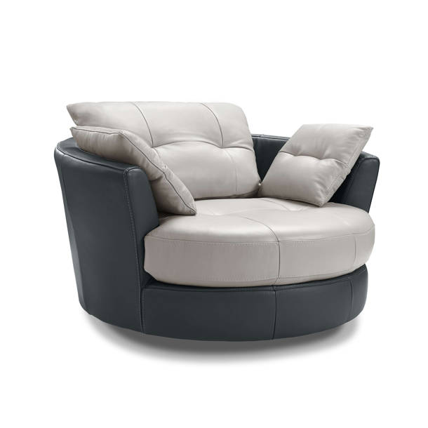 Orren Ellis Corniche 79'' Leather Sofa & Reviews | Wayfair