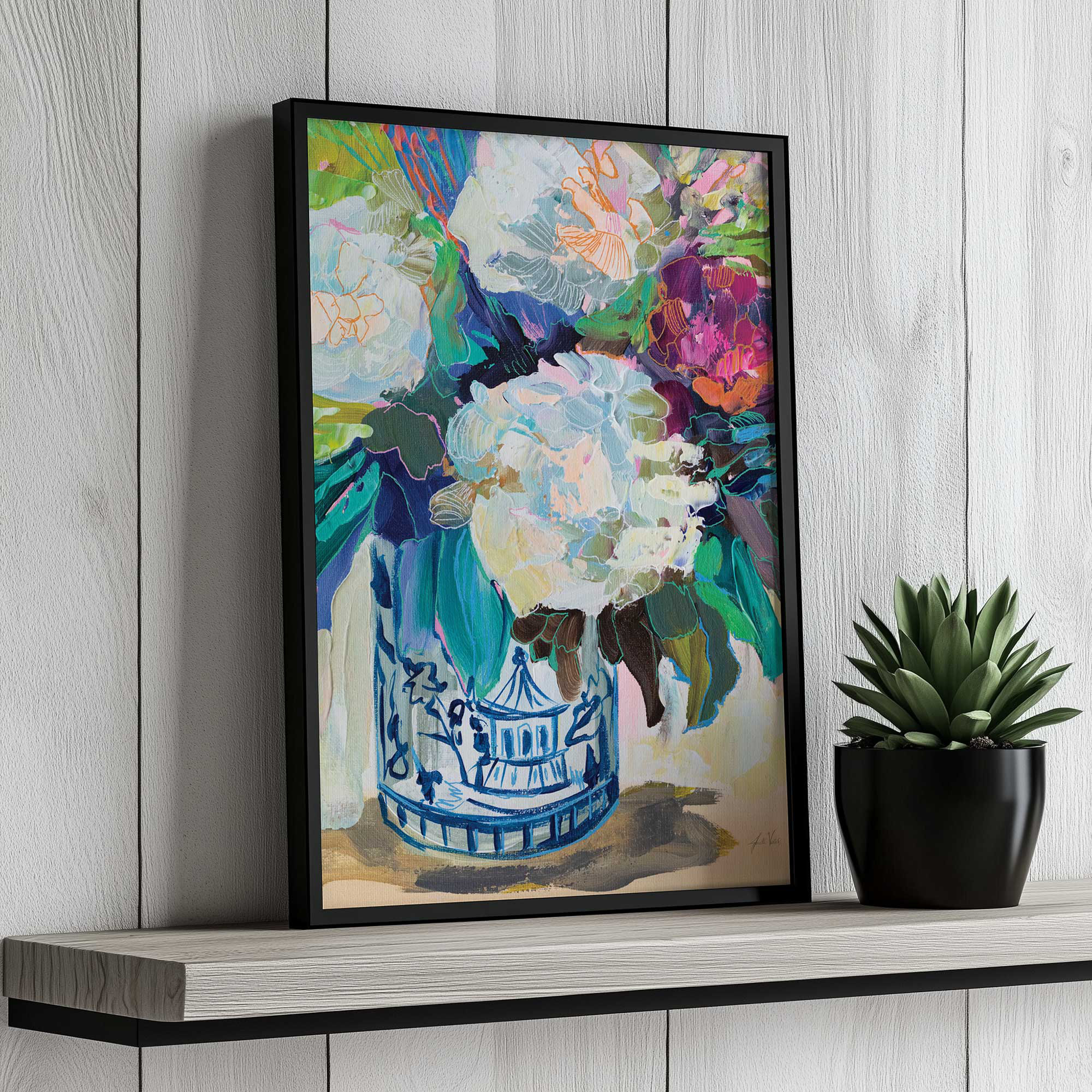 Dakota Fields August Bloom By Jeanette Vertentes Canvas Art Print | Wayfair