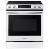 GE Profile™ Smart 30" 5.3 Cubic Feet Electric Slide-in Range with ...