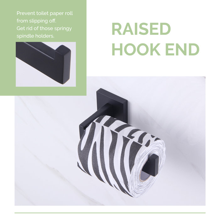 AngleSimple Wall Mount Toilet Paper Holder & Reviews | Wayfair