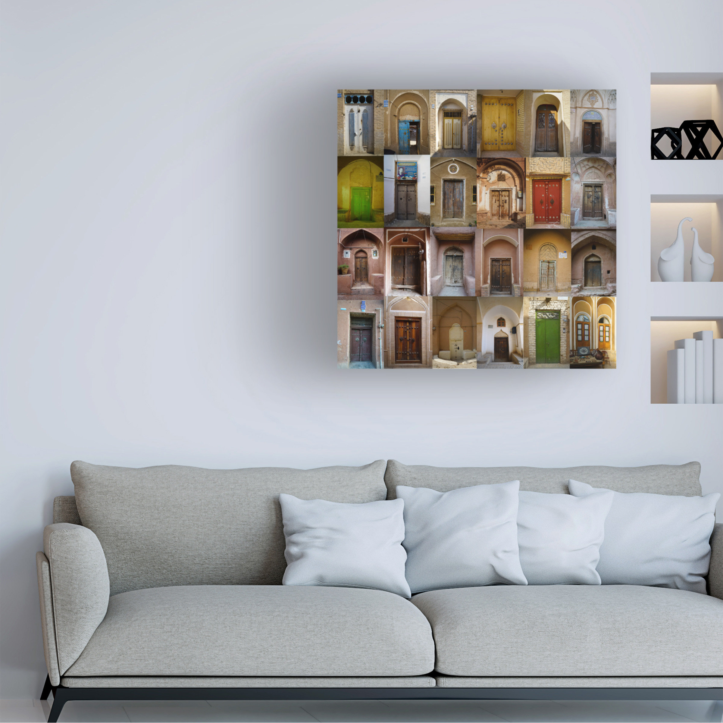 Trademark Fine Art Fatma GOKMEN Iranian Doors Canvas Art | Wayfair