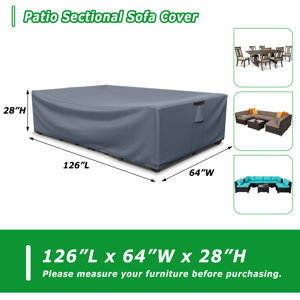 Sol 72 Outdoor™ Outdoor Water Resistant Furniture Cover & Reviews | Wayfair