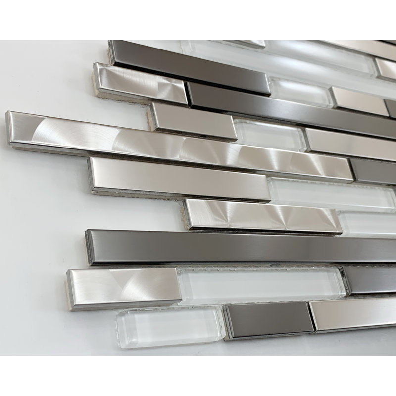 Luxsurface Metal Linear Mosaic Wall & Floor Tile & Reviews | Wayfair