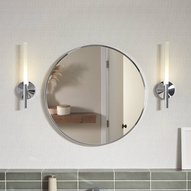 Kohler Essential Capsule Wall Mirror, Bathroom/Vanity Mirror with Frame ...
