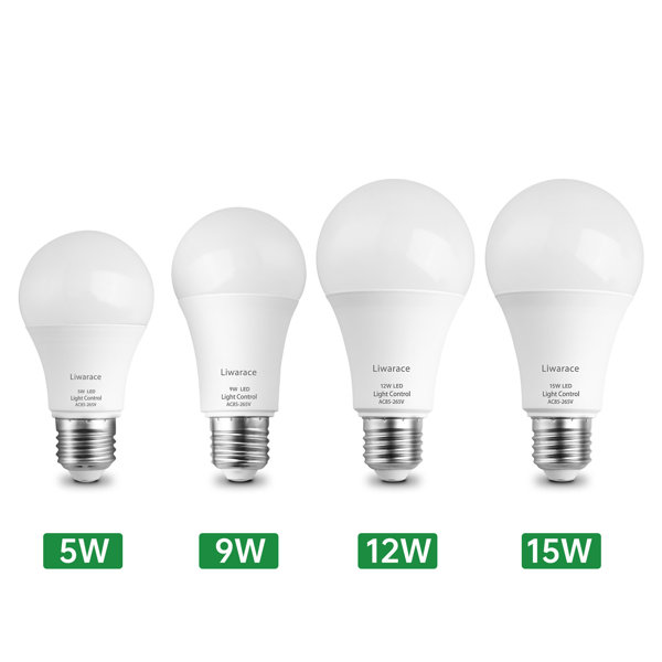 Liwarace Equivalent E27/Medium (European) 6500K LED Bulb - Wayfair Canada