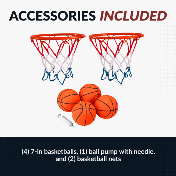 Hathaway Games Hathaway Sure Shot 81-In Dual Basketball Arcade Game for ...