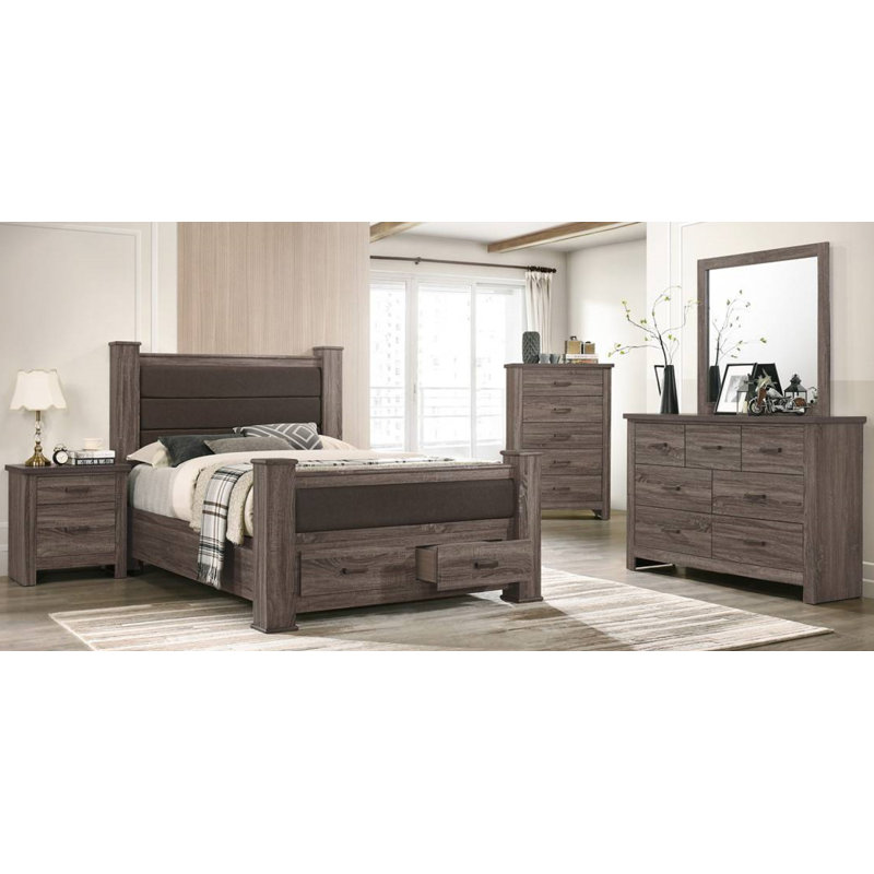 Loon Peak® Dedrea Upholstered Storage Bed 5 Piece Bedroom Set | Wayfair