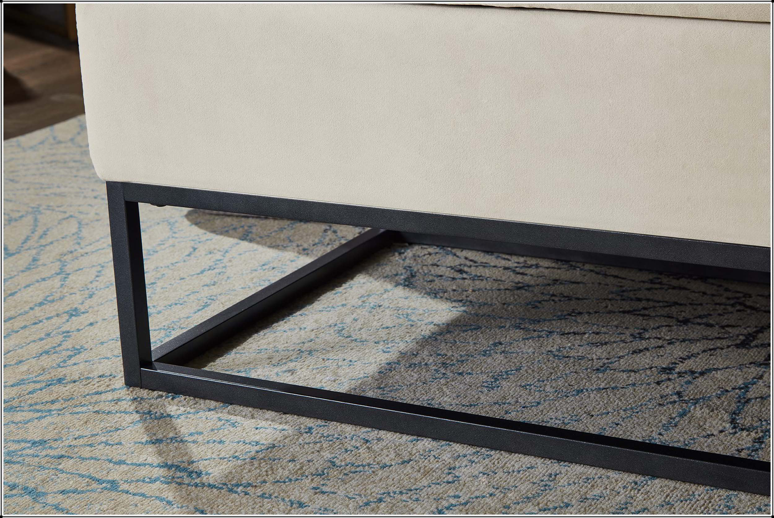 Latitude Run® 58.6" Bed Bench Metal Base With Storage Velvet - Wayfair ...