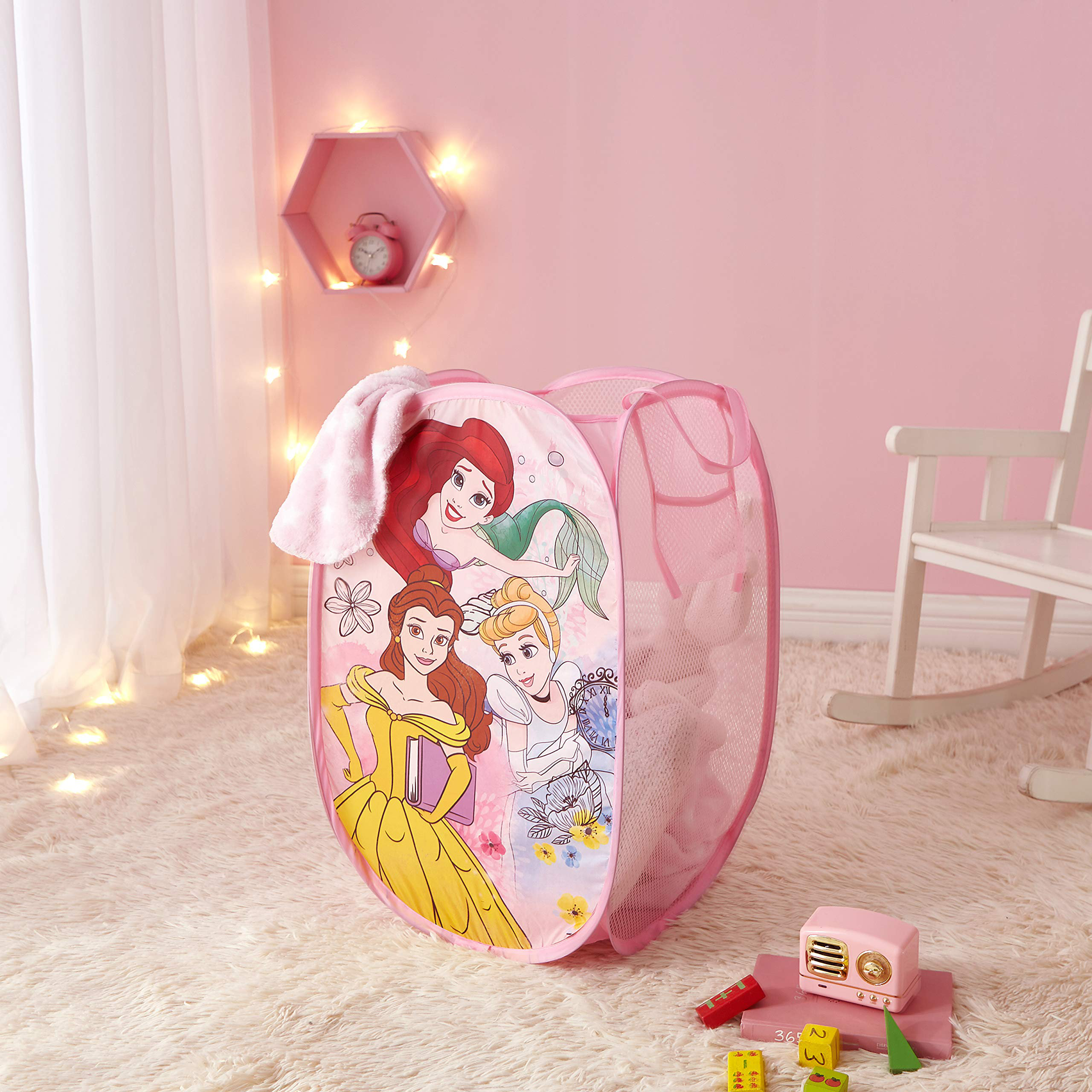 Latitude Run® Disney Princess Pop Up Hamper With Durable Handles ...