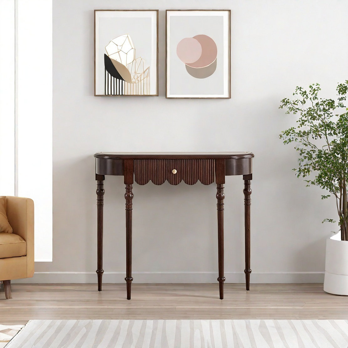 Liu's ink furniture Retro Art Console Table | Wayfair