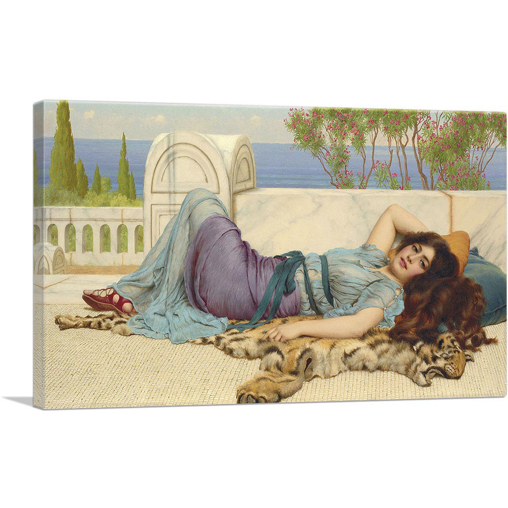 ARTCANVAS Mischief And Repose 1909 Canvas Art Print By John William ...