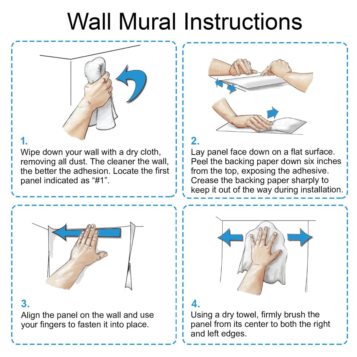 IDEA4WALL Peel & Stick Floral Border | Wayfair