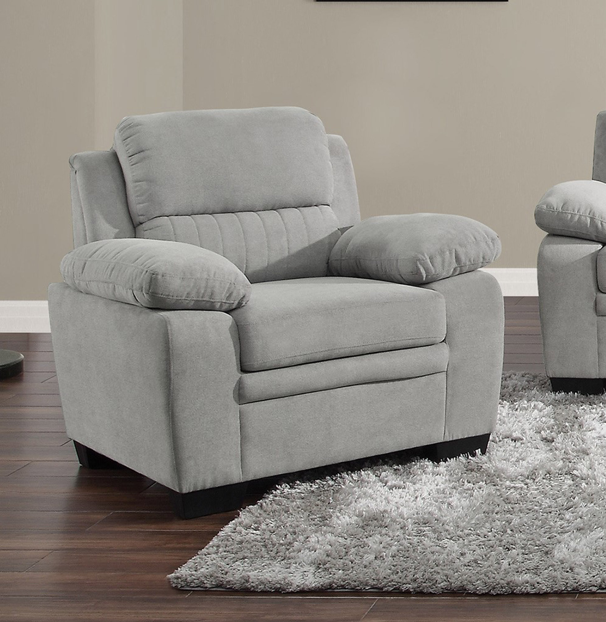Latitude Run® Plush Seating Chair 1Pc Modern Living Room Furniture ...