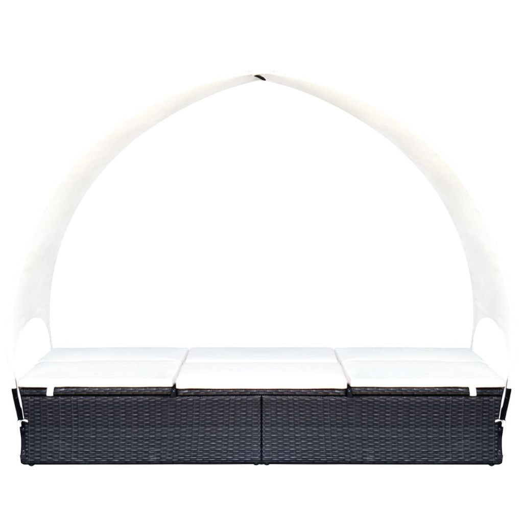 Highland Dunes Vizcarrondo vidaXL Double Sun Lounger Patio Rattan ...