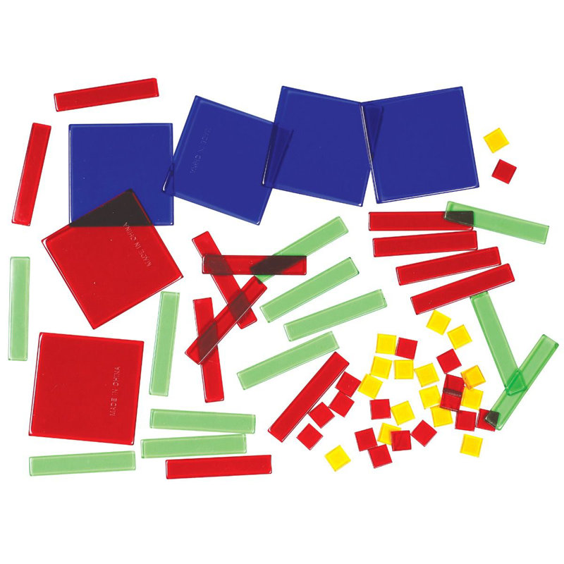 Learning Resources Algebra Tiles Classroom 30 Tool Set | Wayfair