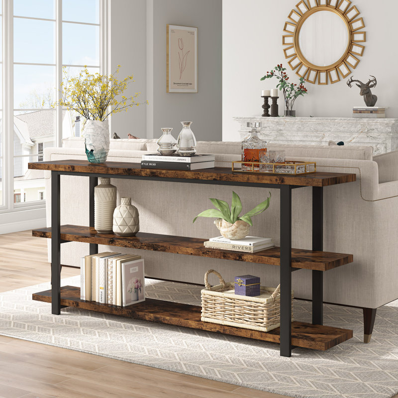 17 Stories Baxterly 70.86" Long Console Sofa Table & Reviews | Wayfair