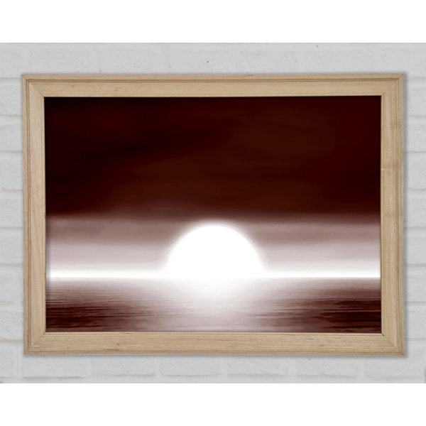 Ebern Designs Chocolate Horizon - Single Picture Frame Art Prints ...