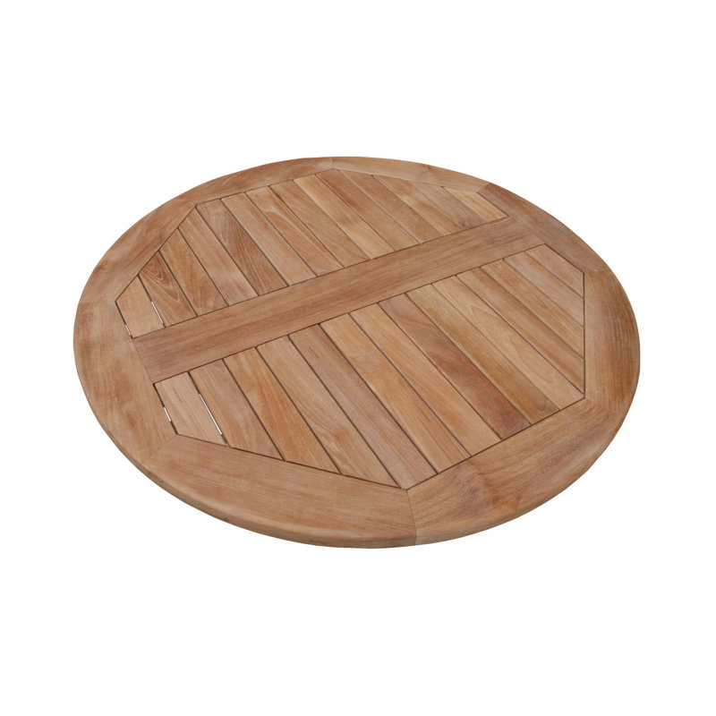 Rosecliff Heights Classic Teak 36" Round Balcony Table & Reviews | Wayfair