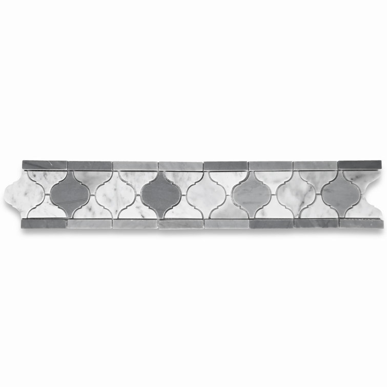 Marble Online 4" x 11" Marble Random Mosaic Wall & Floor Tile - Wayfair ...