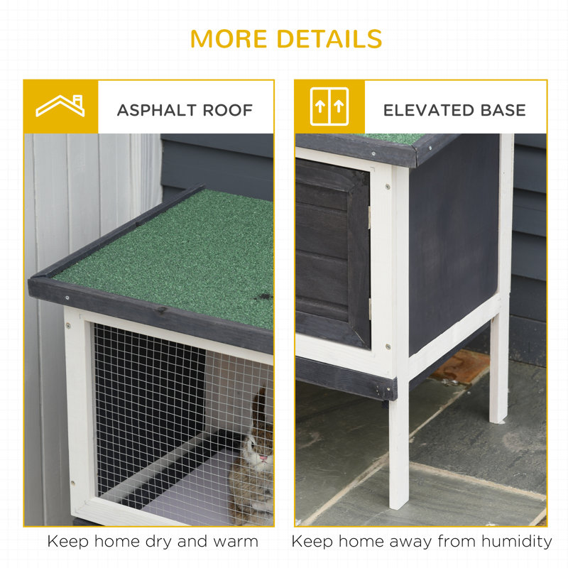 Tucker Murphy Pet™ Aumiller Weather Resistant Rabbit Portable Hutch ...